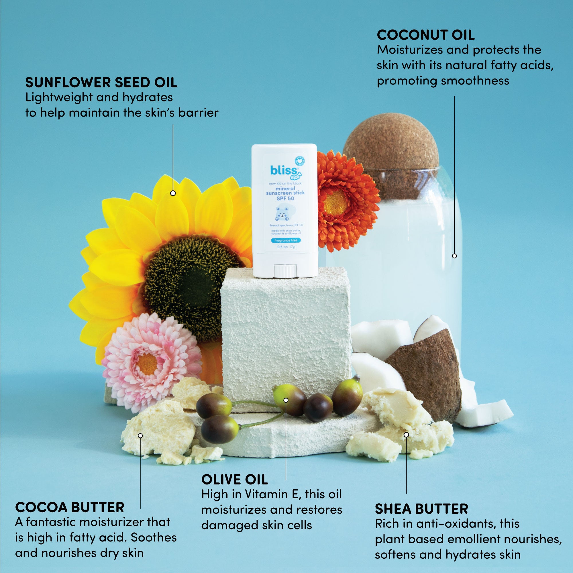 Mineral Sunstick SPF 50 - New Kid on the Block – bliss baby